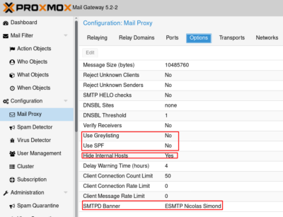 Installation d'un cluster Proxmox Mail Gateway de A à Z